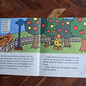 Vintage Children Books - Mr Men Word Book - Mr Silly on the Farm ...
