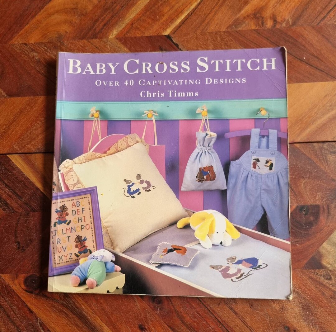 Vintage Craft Book - Baby Cross Stitch - Over 40 Captivating Designs ...