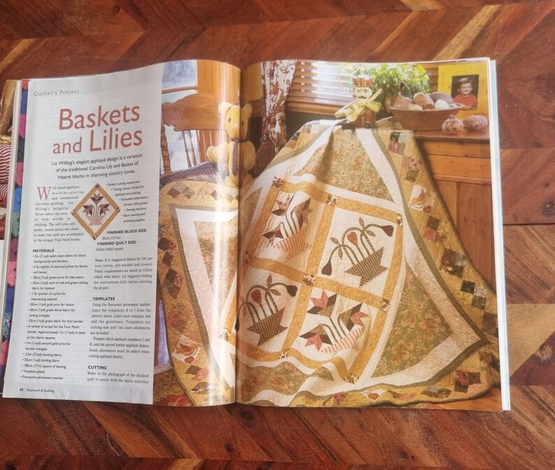 Australian Patchwork and Quilting Magazine - Vol 7 No. 10 - Etsy