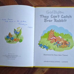Vintage Children's Book - Enid Blyton - They Can't Catch Brer Rabbit ...