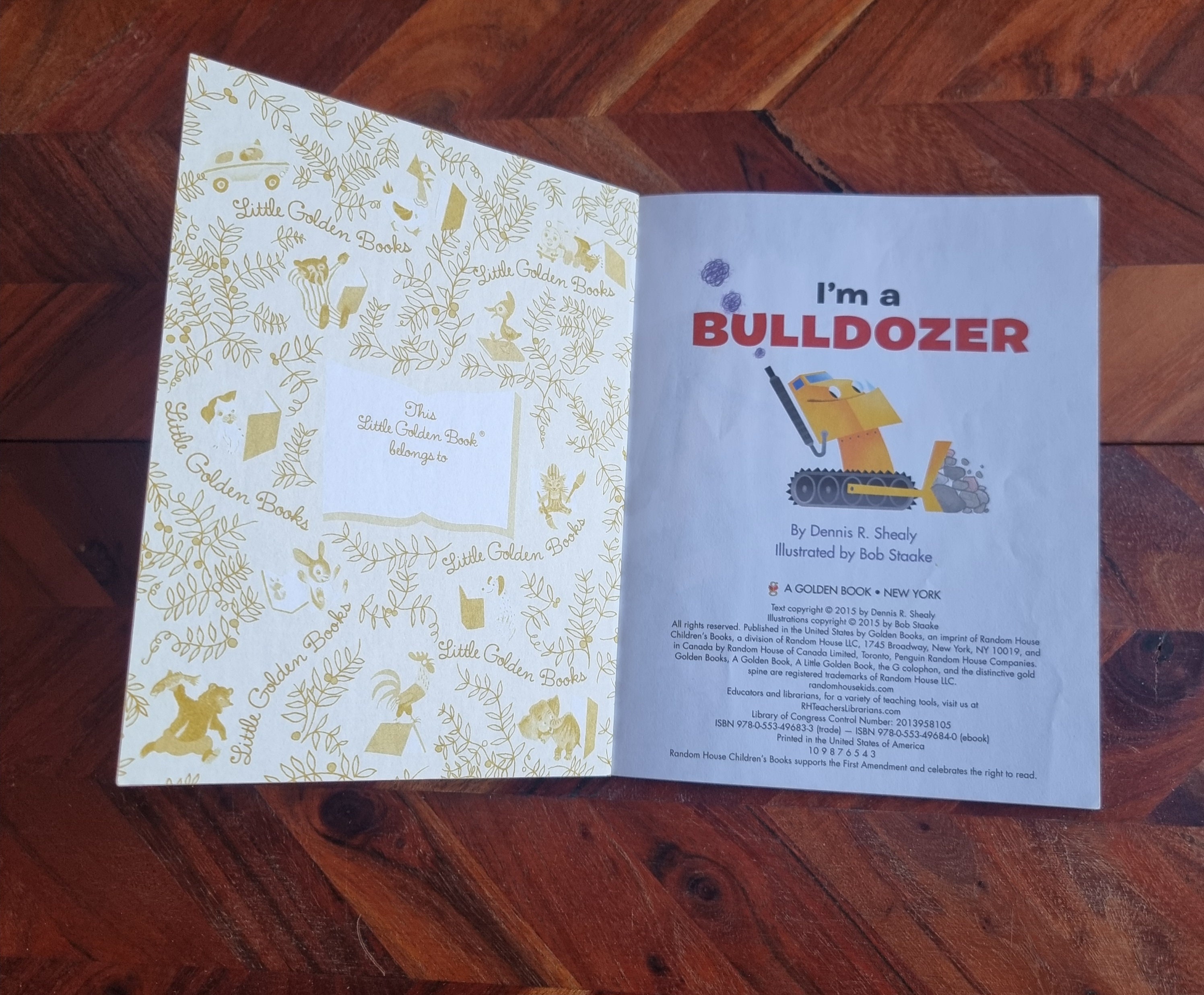Children's Book Little Golden Book I'm a Bulldozer - Etsy