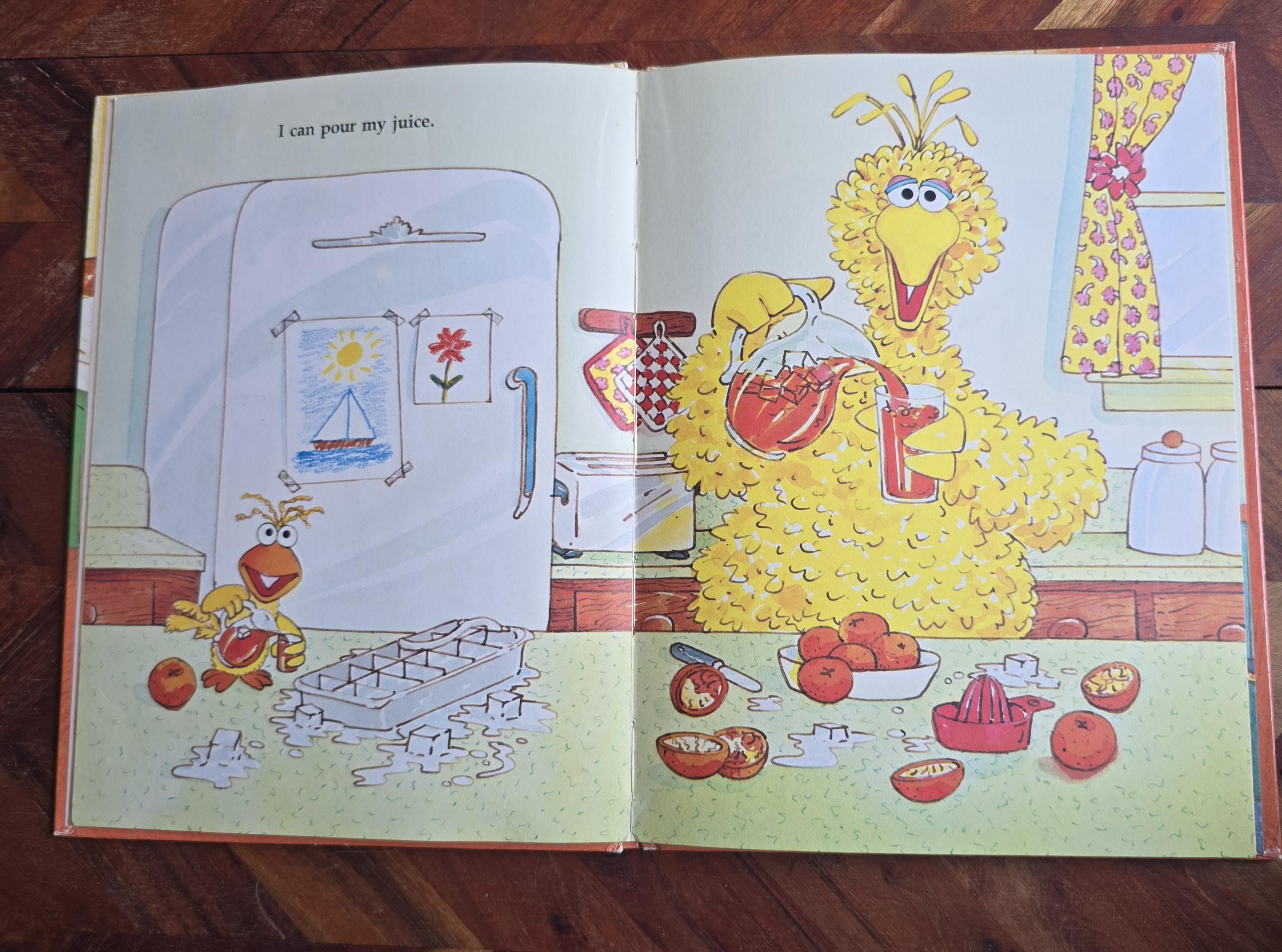Vintage Children's Book - Sesame Street - I Can Do It Myself - Emily ...