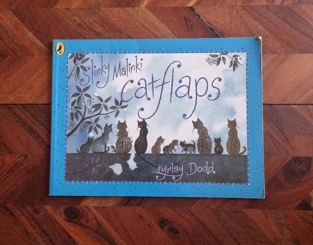 Childrens Books - Slinky Malinki Catflaps - Lynley Dodd - Etsy