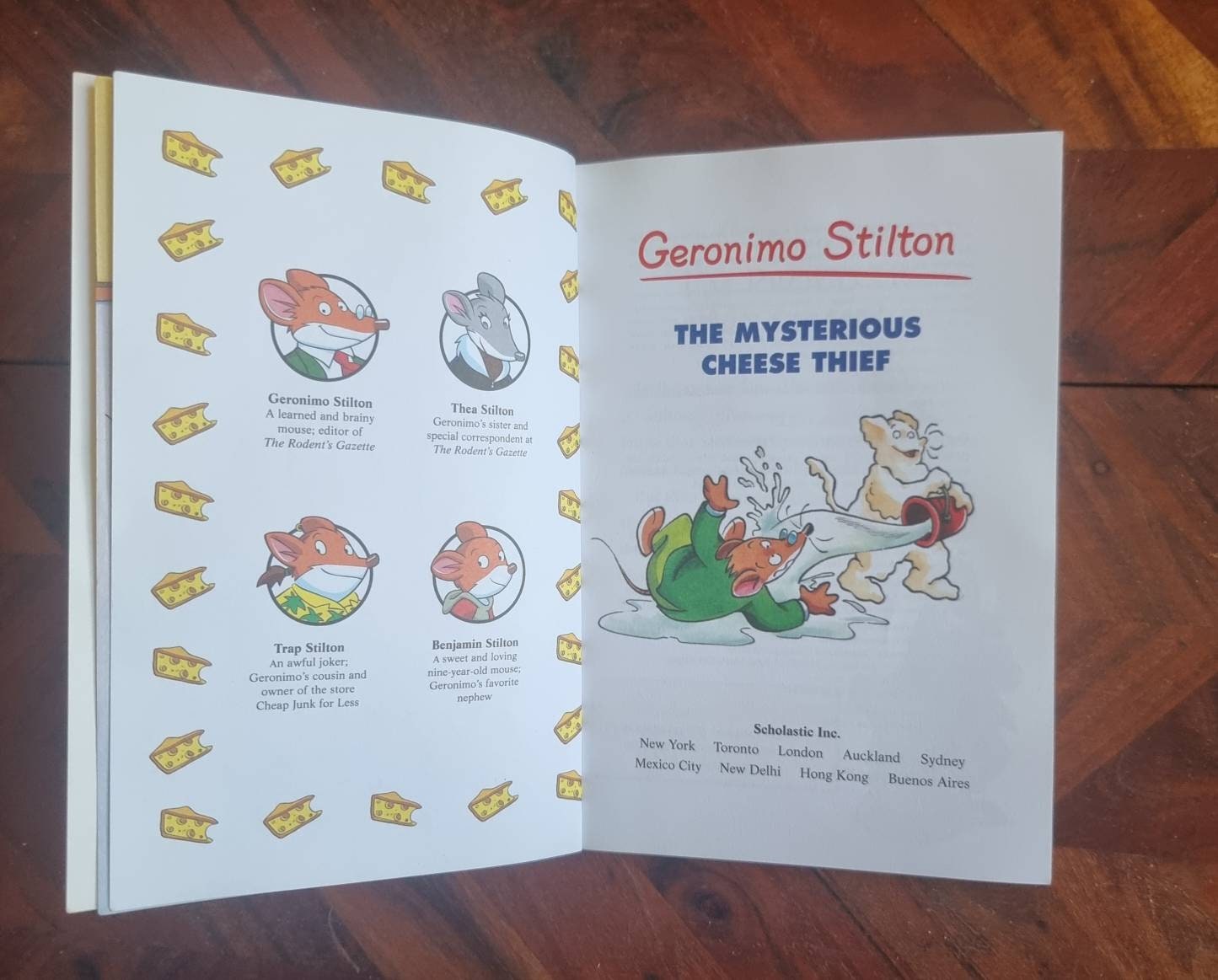Childrens Books Geronimo Stilton the Mysterious Cheese Thief Soft Cover ...