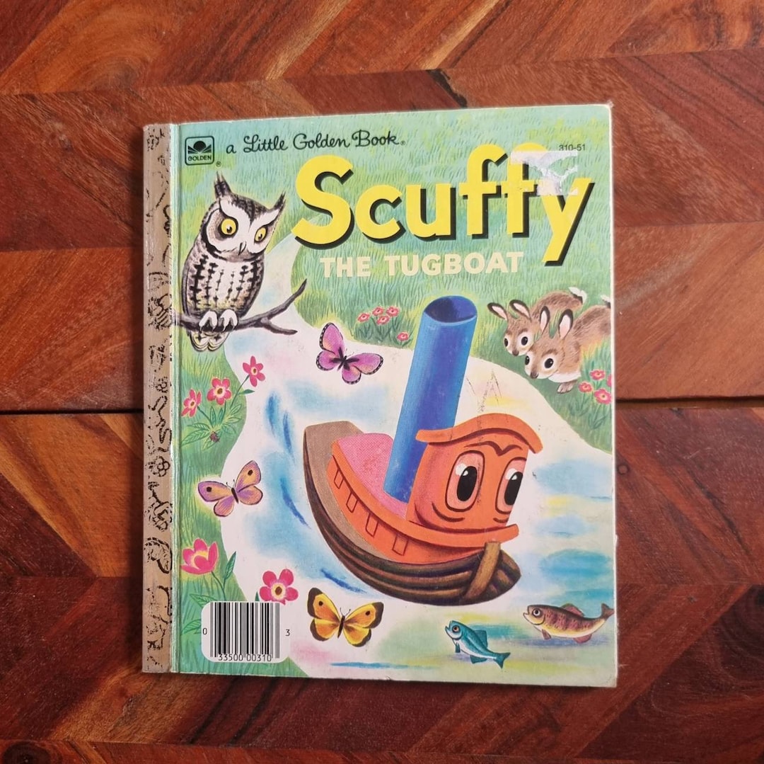 Vintage Children's Book - Little Golden Book - Scruffy - 1974 Edition - Etsy
