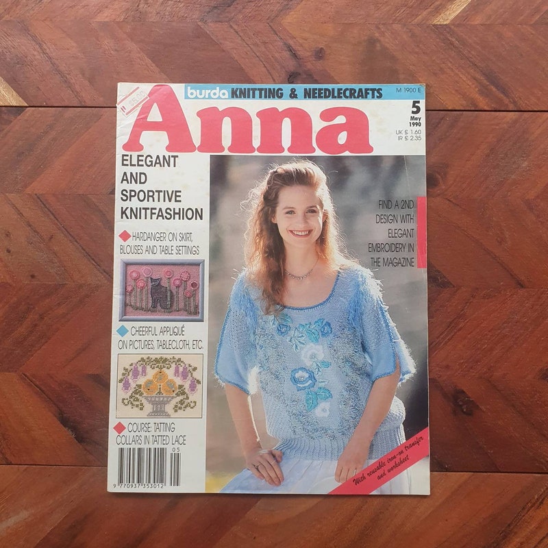 Magazine Burda 1990 - Etsy