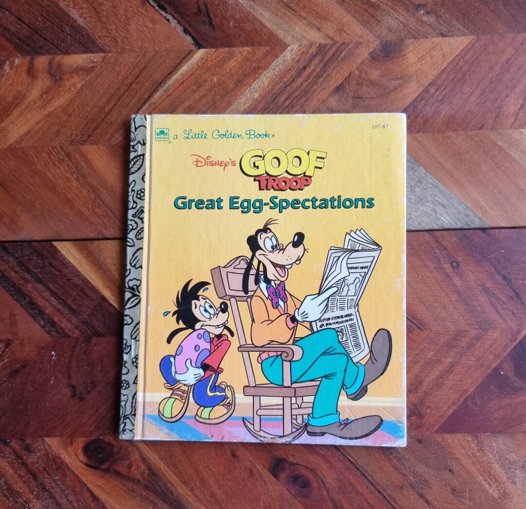 Vintage Children's Book - Little Golden Book - Goof Troop - Great Egg ...
