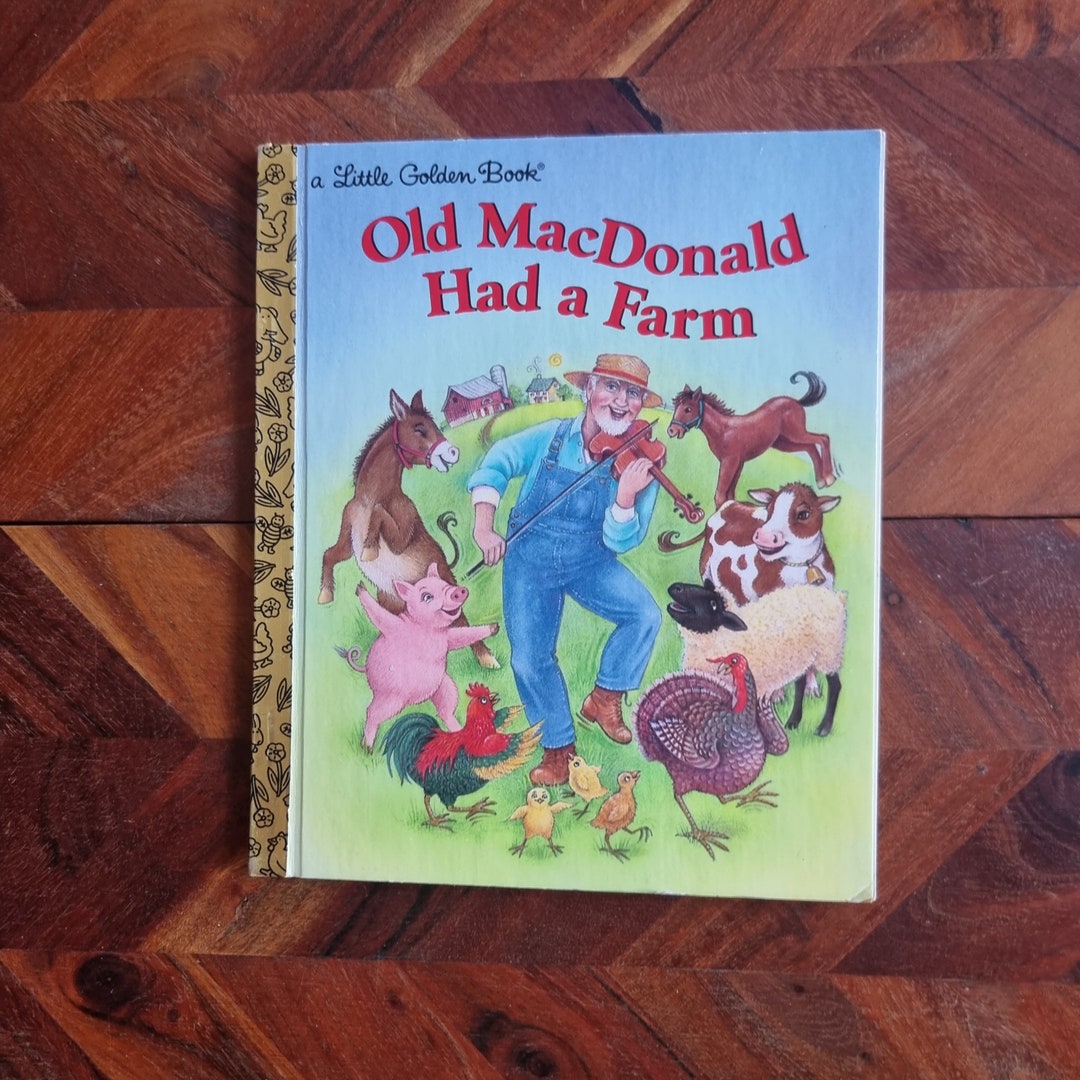 Vintage Children's Book - Little Golden Book - Old Macdonald Had a Farm ...