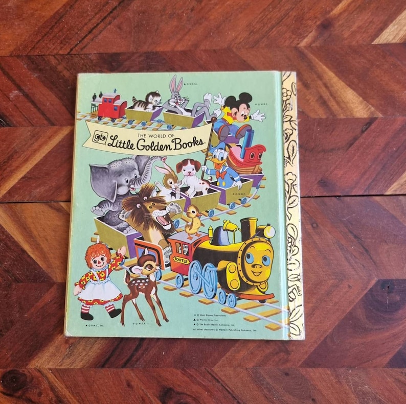 Vintage Children's Book Little Golden Book Animal - Etsy