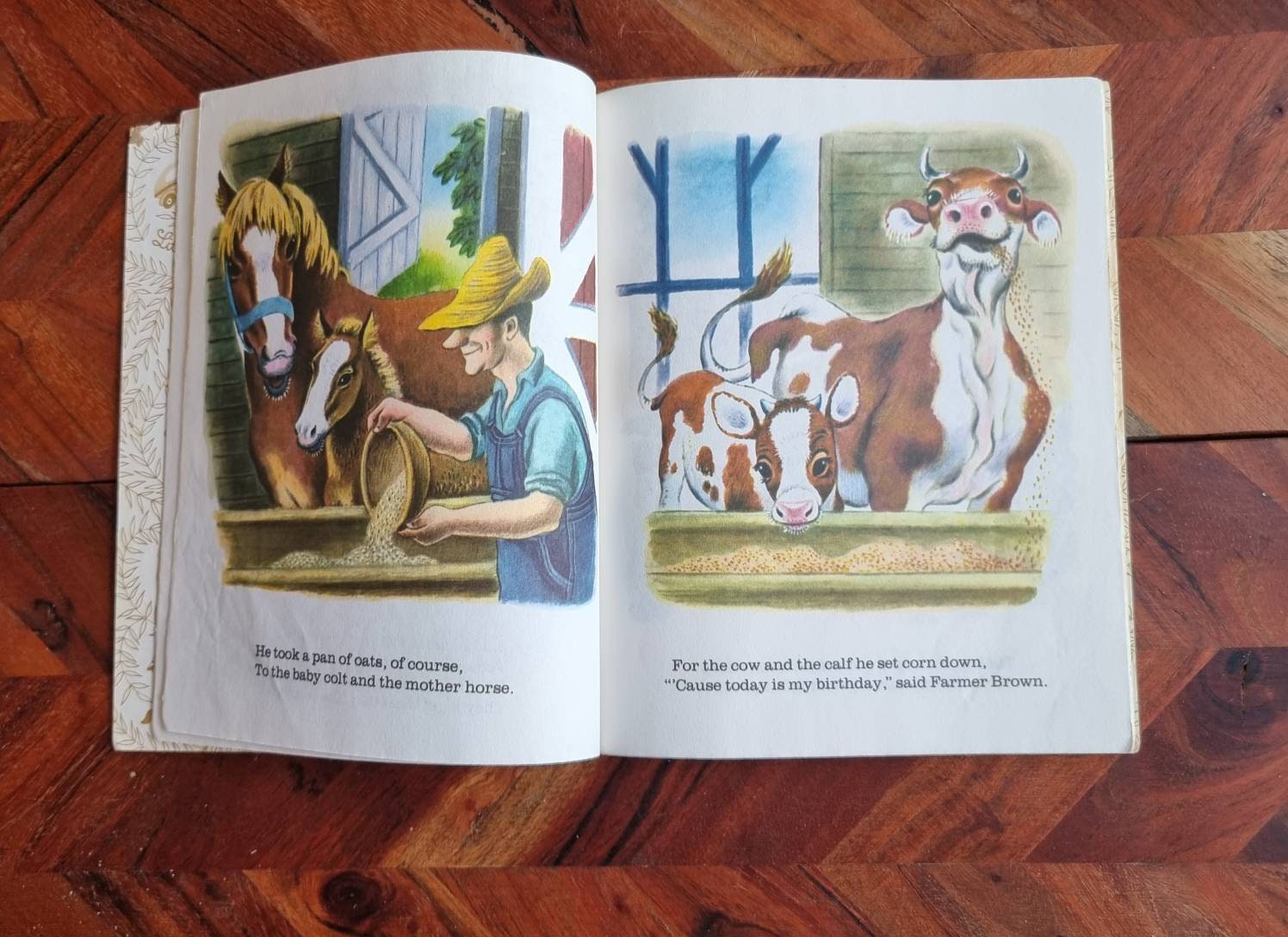 Vintage Children's Book Little Golden Book the Happy - Etsy