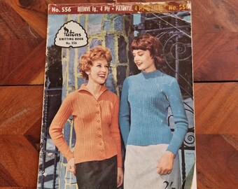 Vintage Patons Totem Knitting and Crochet Book 581 - Etsy