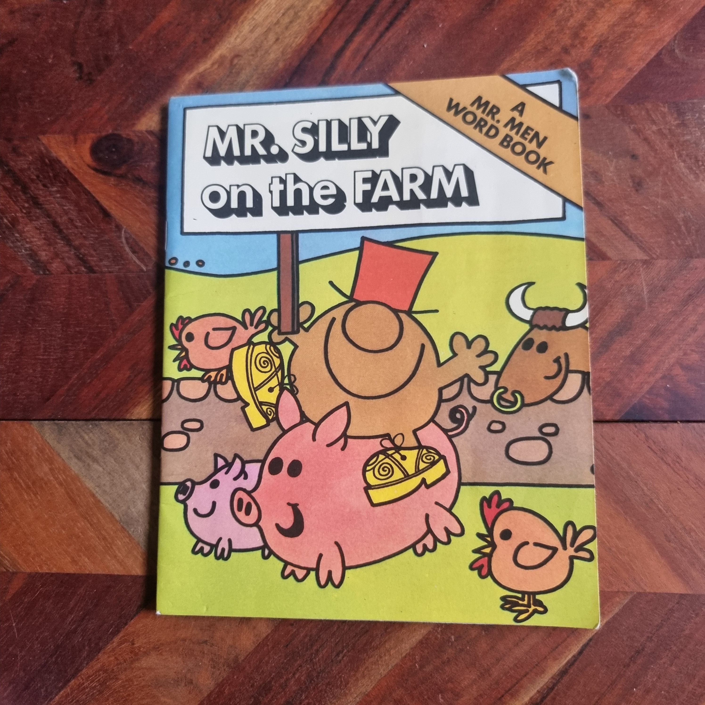 Vintage Mr Men Word Books Roger Hargreaves Mr Silly on the Farm Mr ...