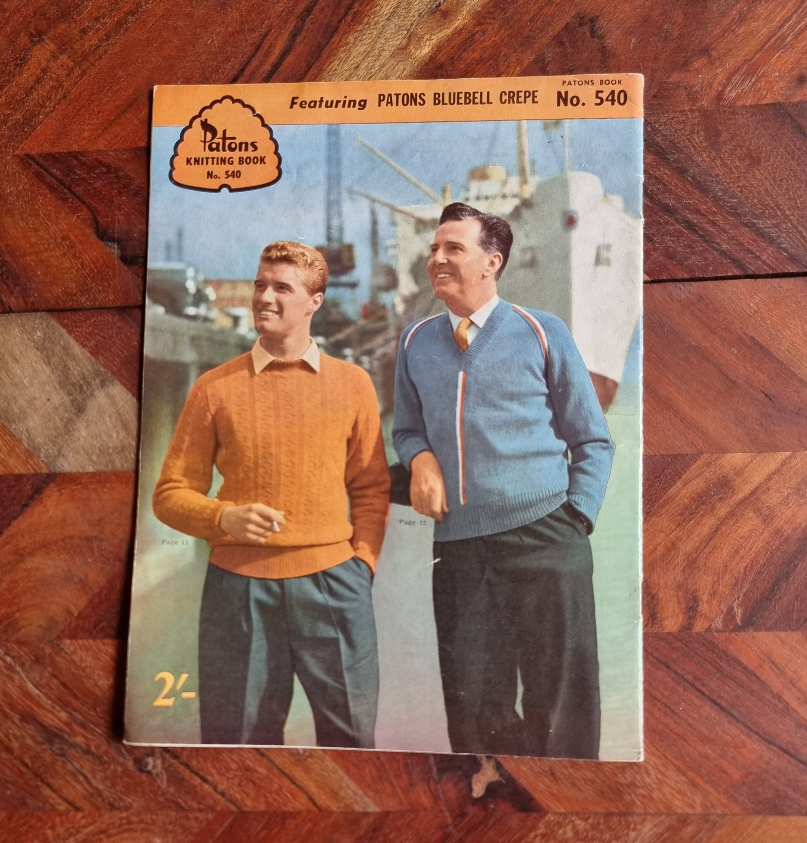 Vintage Patons Knitting Book No. 540 Mens Knitting Designs - Etsy