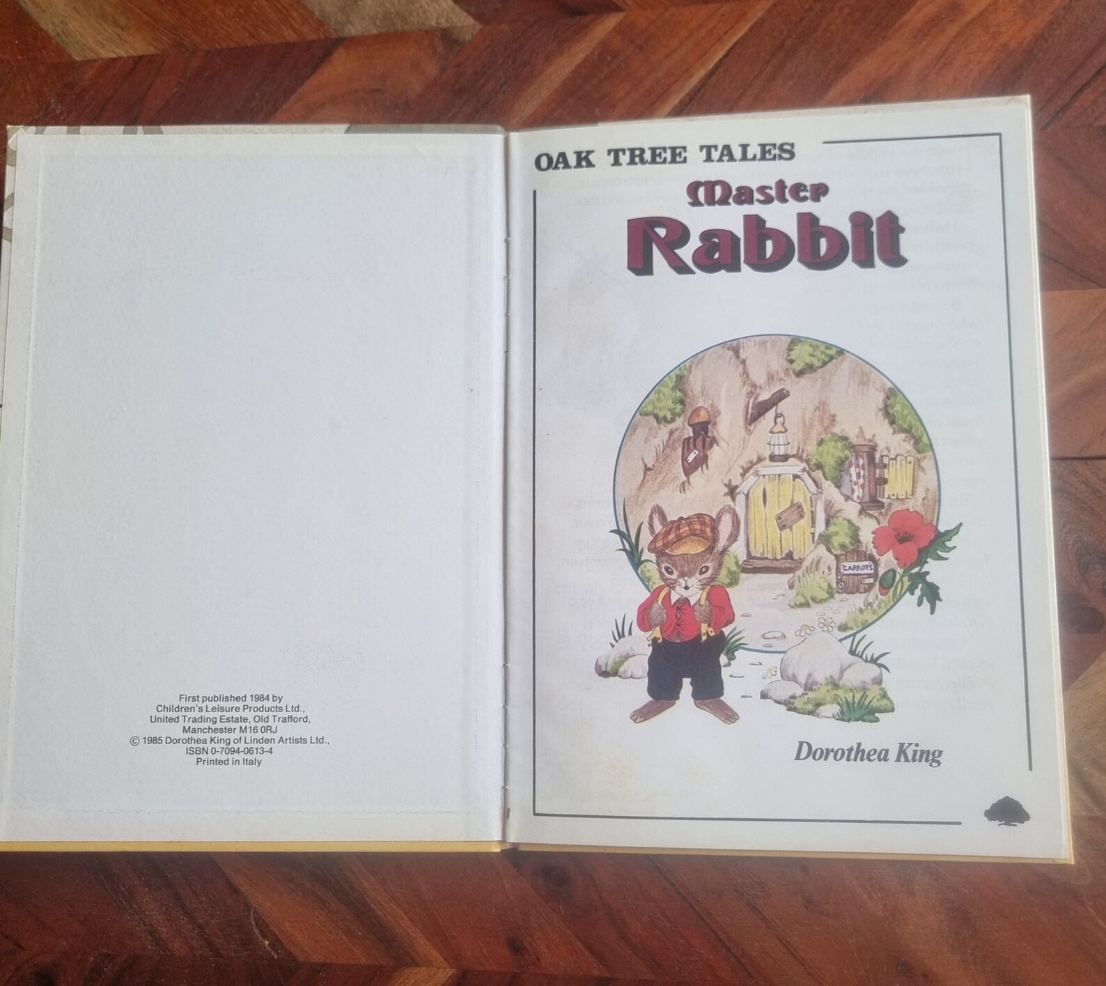 Vintage Children's Book - Oak Tree Tales - Master Rabbit - Dorothea ...