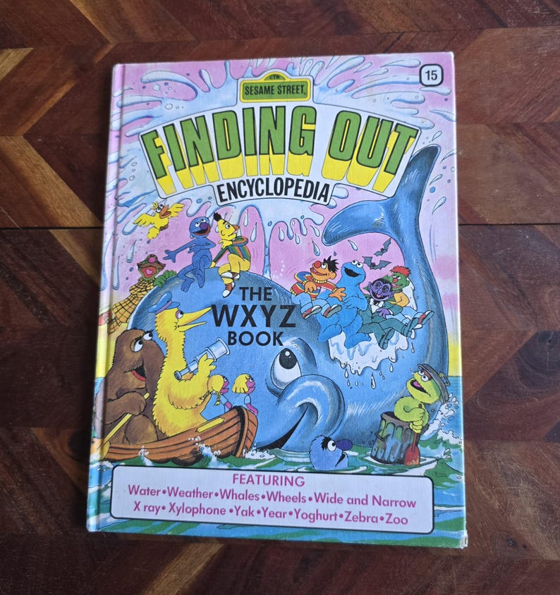 Vintage Children's Book the Sesame Street Library Volume 15 Featuring ...