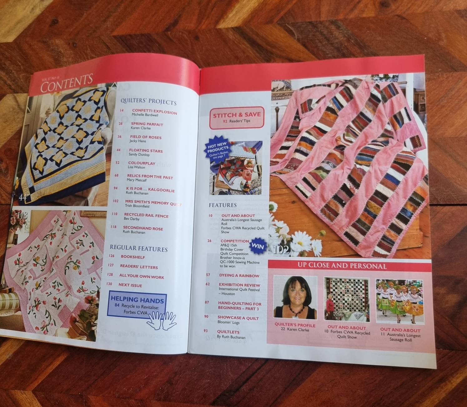 Australian Patchwork and Quilting Magazine - Vol 17 No. 11 - 10 Amazing ...