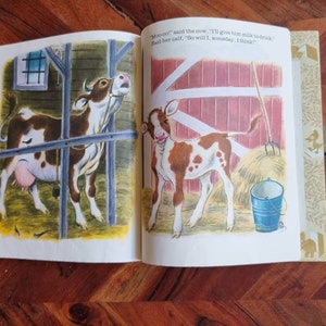 Vintage Children's Book - Little Golden Book - the Happy Farm Animals ...