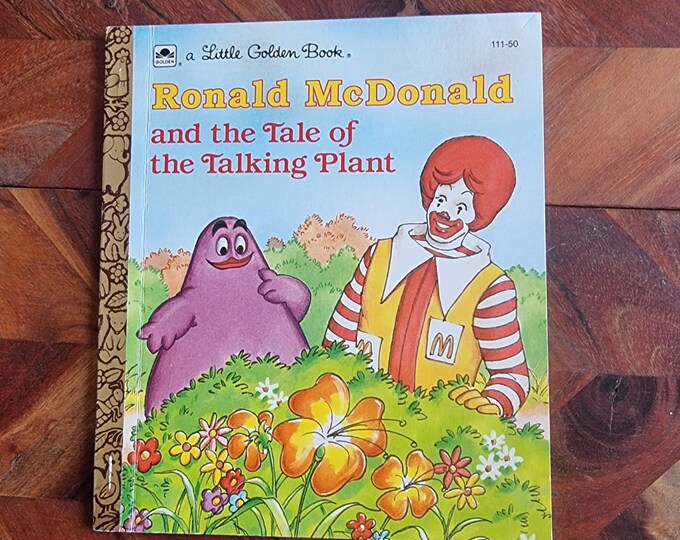 Vintage Children's Book - Little Golden Book - Ronald Mcdonald and the ...