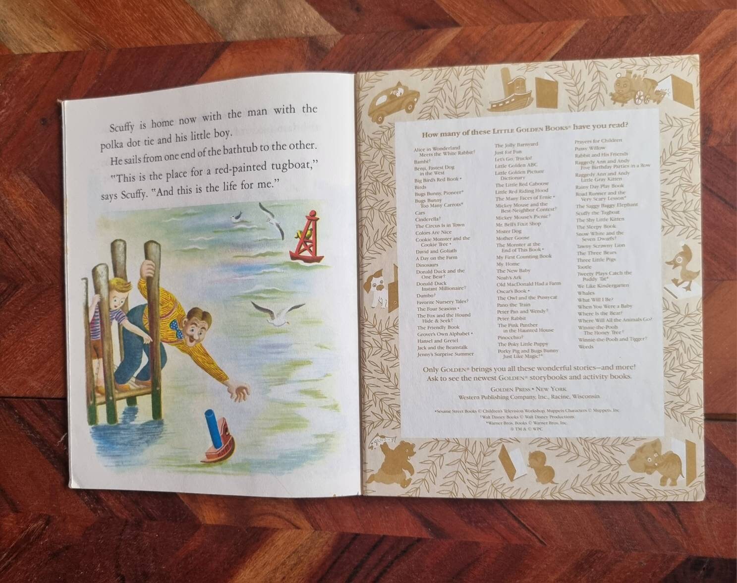 Vintage Children's Book Little Golden Book Scruffy 1974 Edition - Etsy