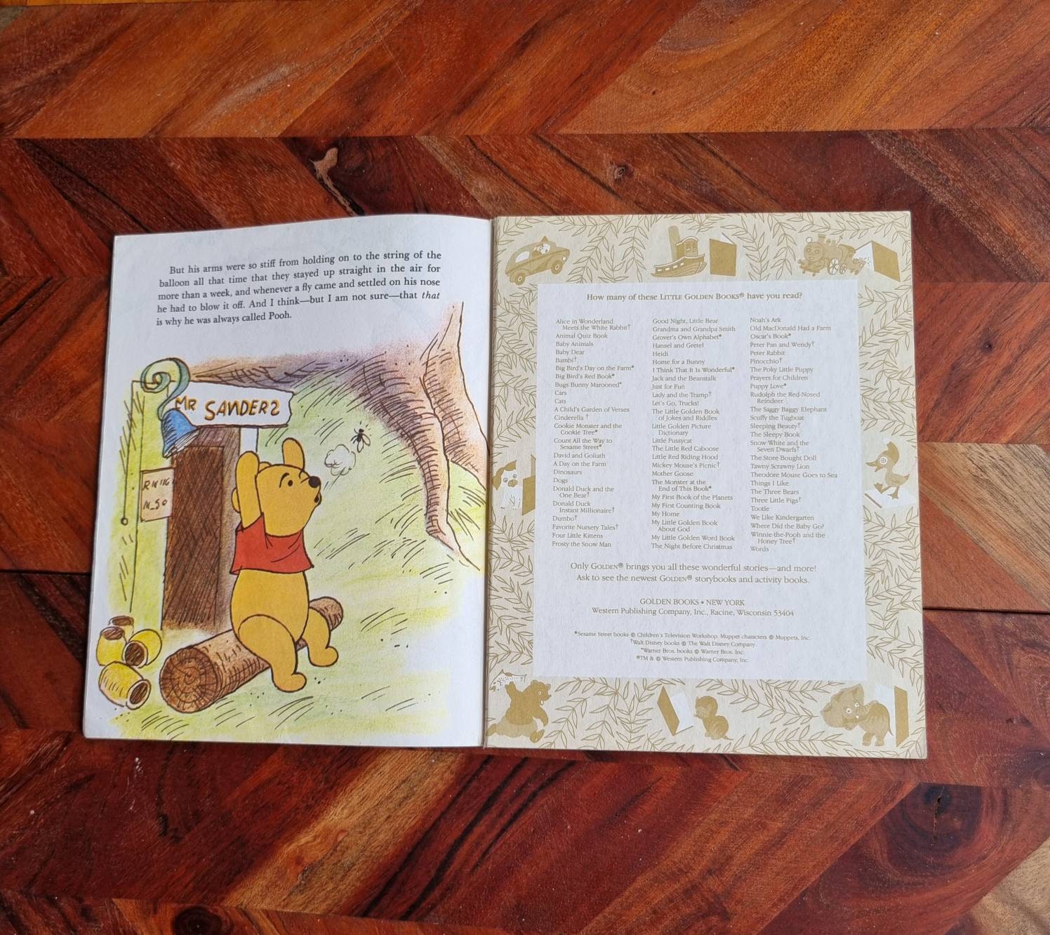 Vintage Children's Book Little Golden Book Winnie-the-pooh the Honey ...