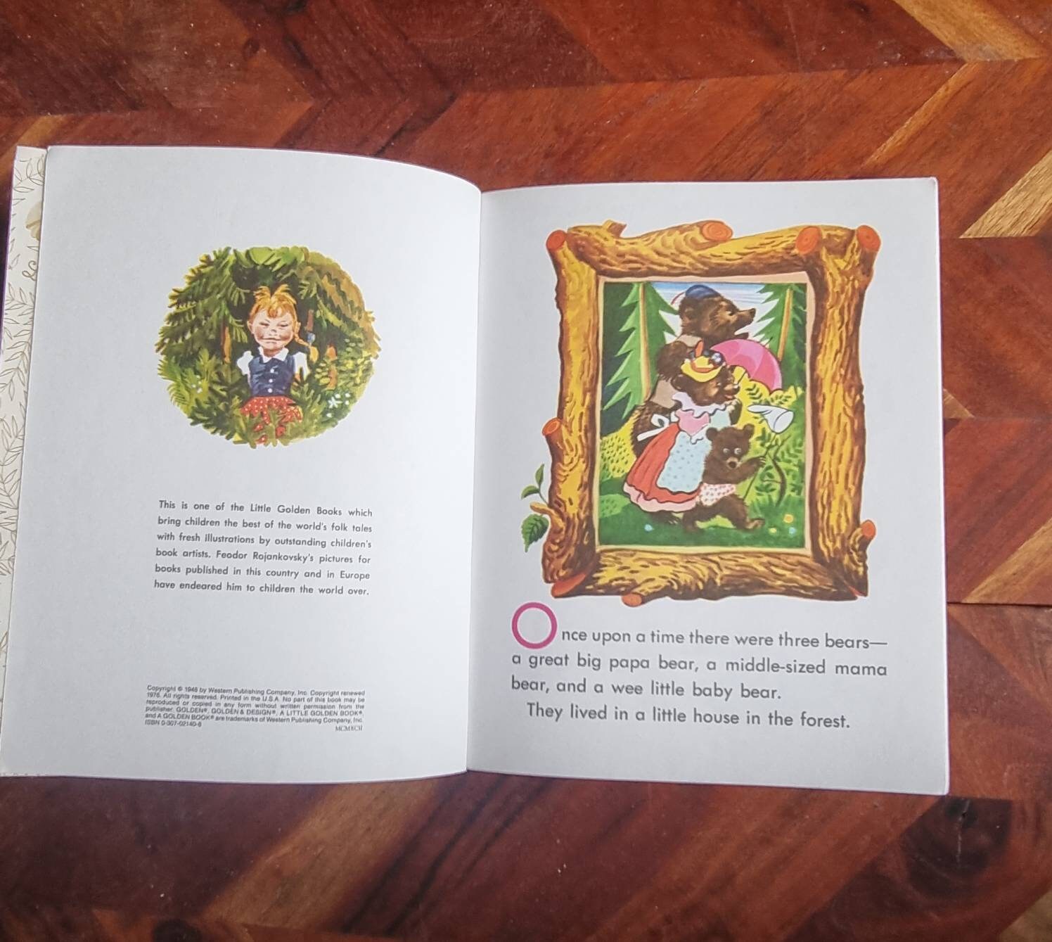 Vintage Children's Book - Little Golden Book - the Three Bears - 1978 ...