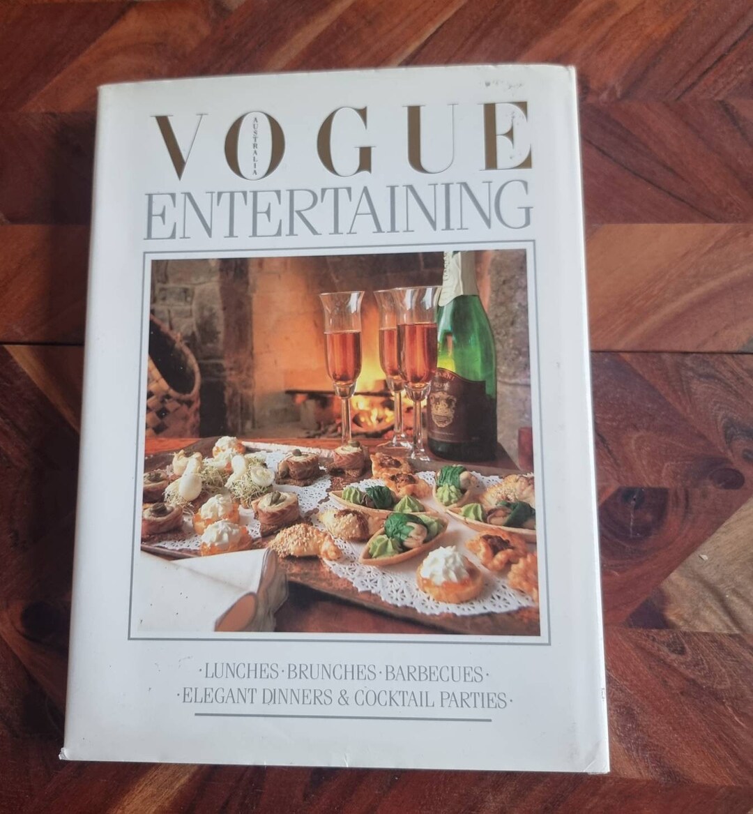 Vintage Cook Book - Vogue Entertaining - 1986 Edition - Etsy