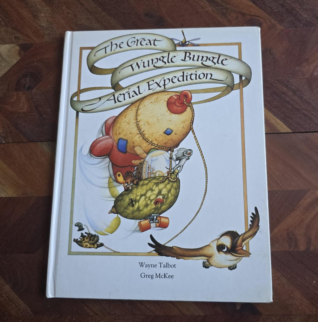Vintage Children's Book - the Great Wungle Bungle Aerial Expedition ...