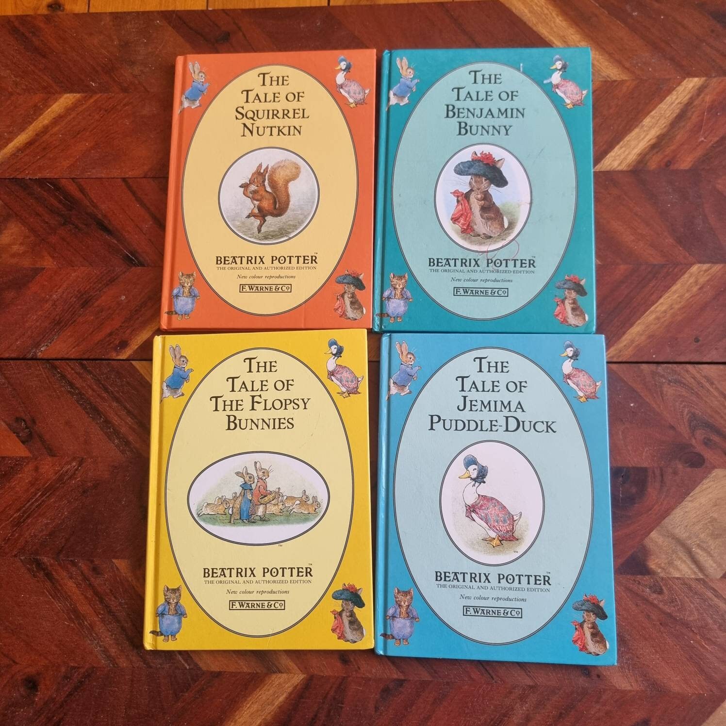 Vintage Beatrix Potter Books Favourite Children's Classic Stories F ...