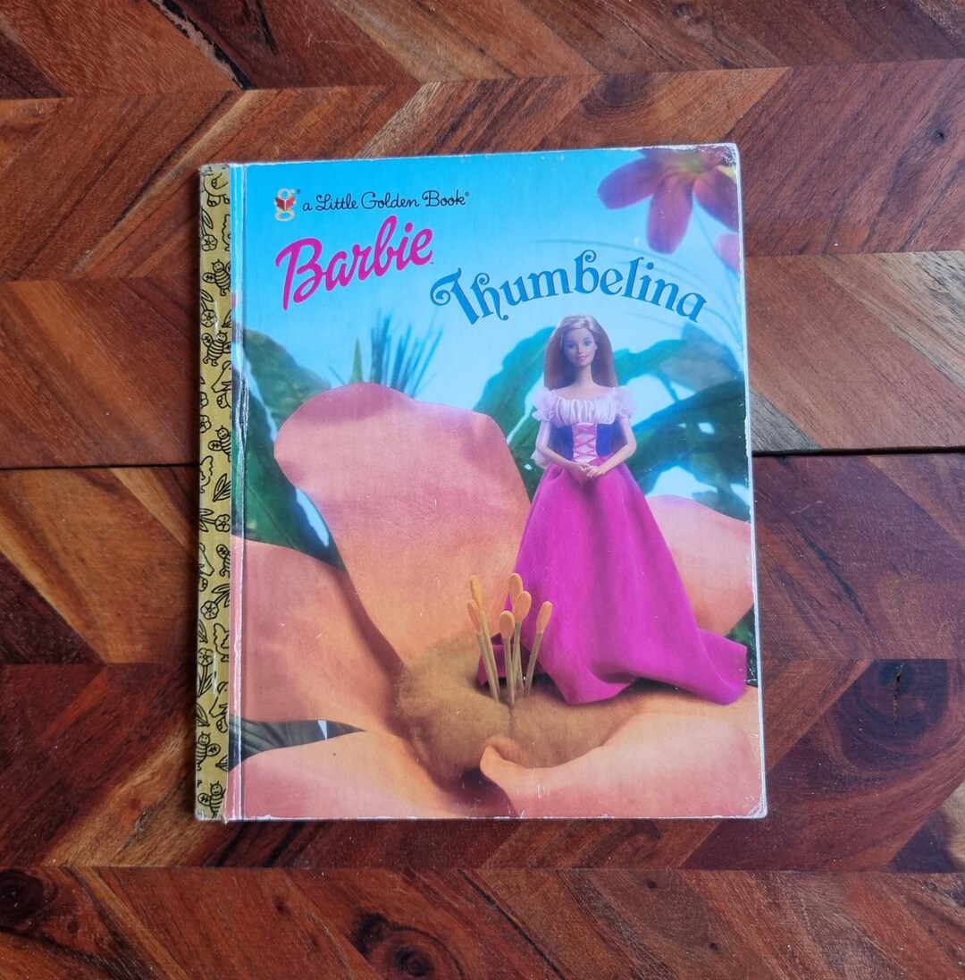 Vintage Children's Book Little Golden Book Barbie Thumbelina 2003 ...