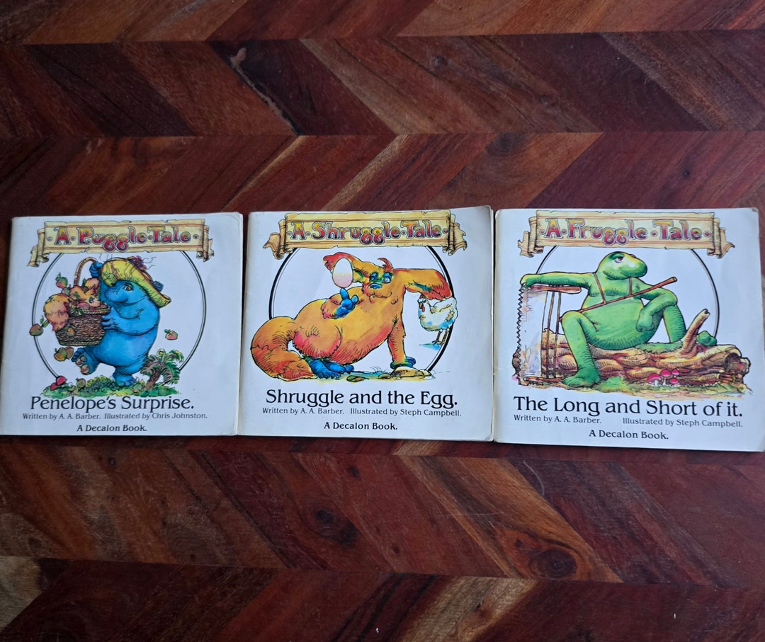 Vintage Children's Books - A Decalon Book - A Puggle Tale - A Shruggle ...