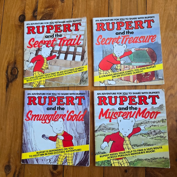 Rupert Bear - Etsy