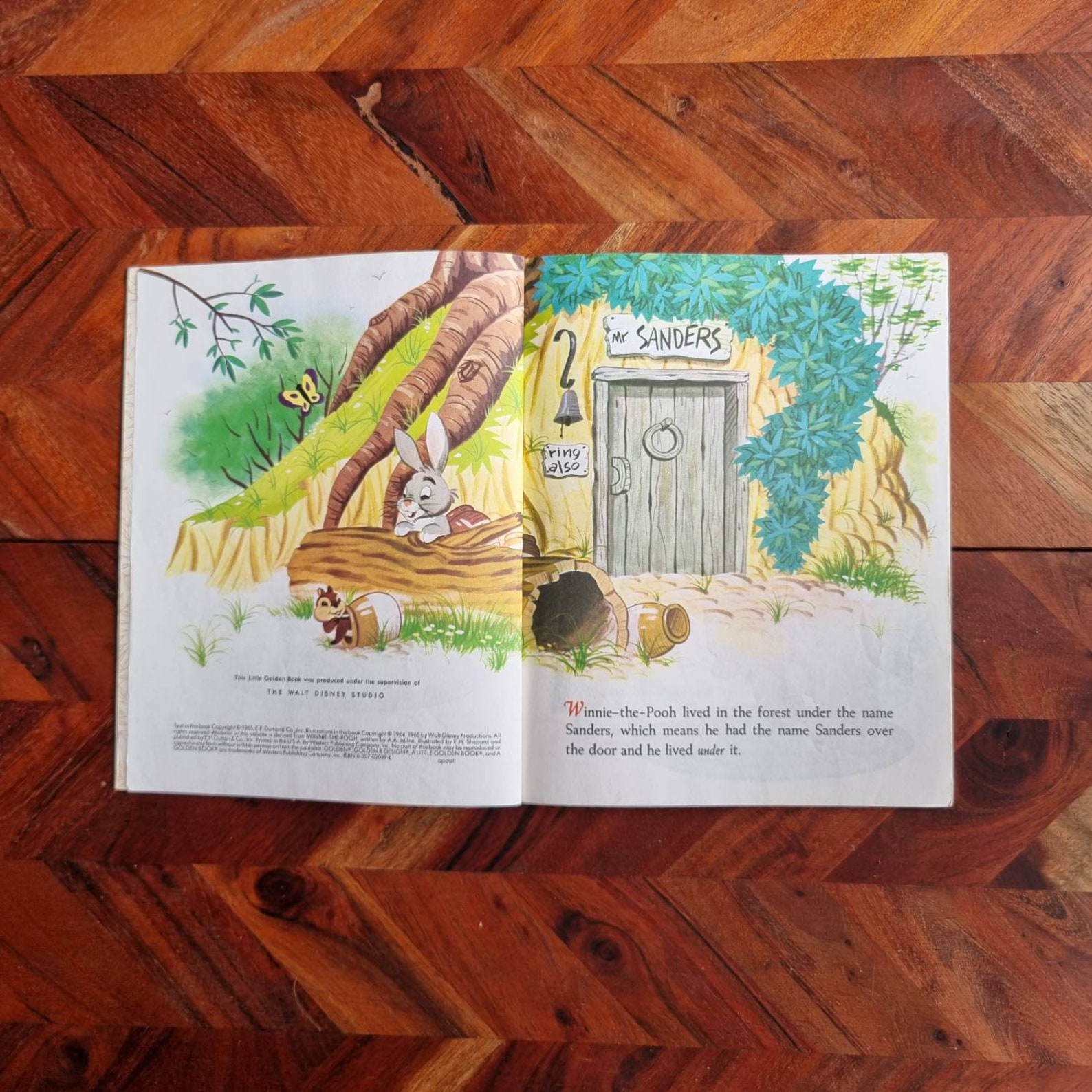 Vintage Children's Book - Little Golden Book - Winnie the Pooh Meets ...