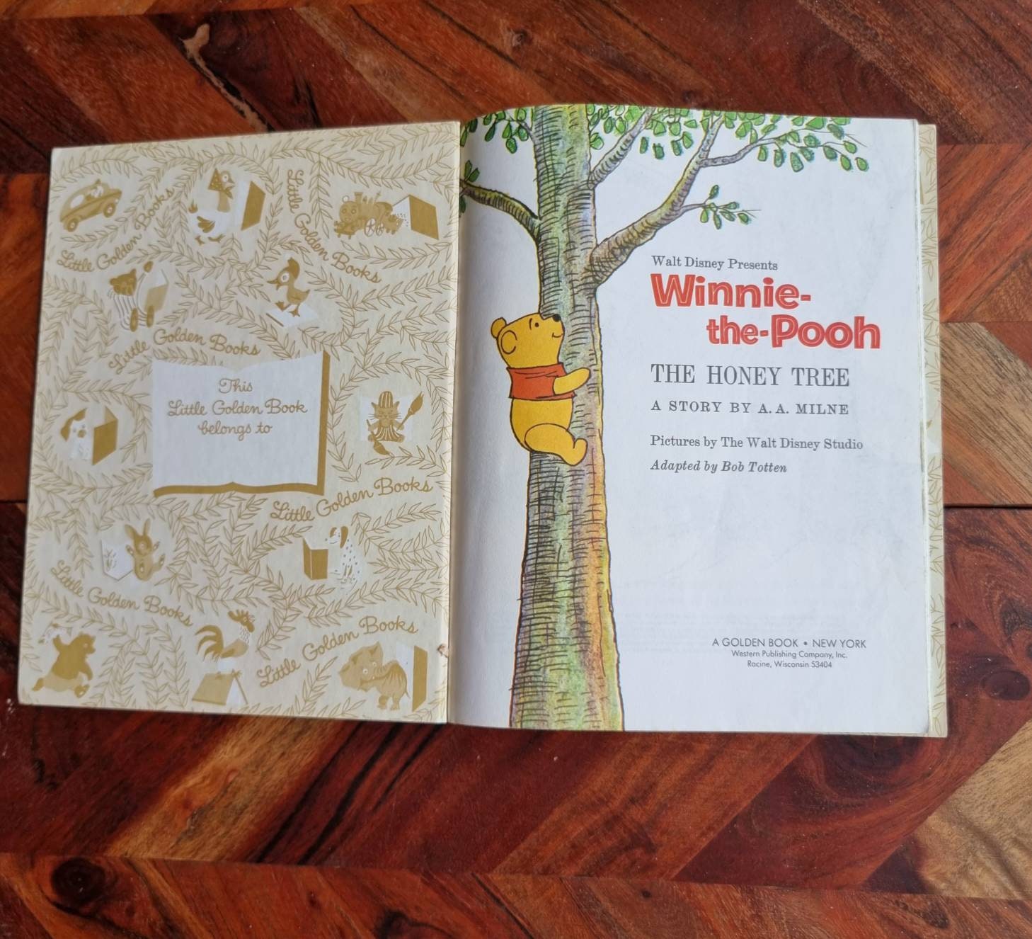 Vintage Children's Book Little Golden Book Winnie-the-pooh the Honey ...