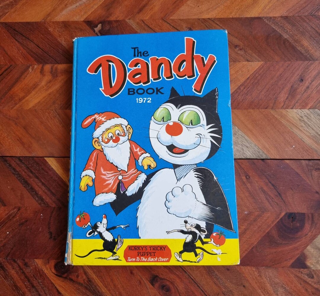Vintage Children's Book - the Dandy Book by D.C. Thompson & Co - 1972 ...