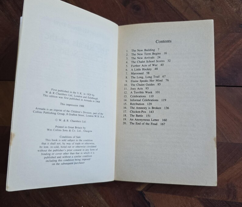 Vintage Children's Book - Rivals of the Chalet School - Elinor M Brent ...