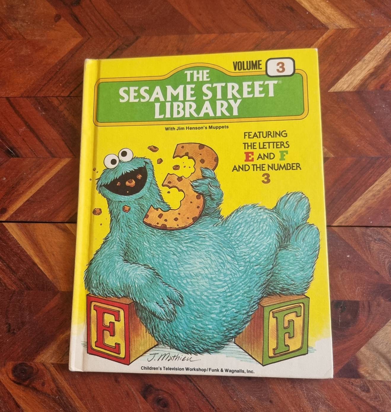 Vintage Children's Book the Sesame Street Library Volume 3 Featuring ...