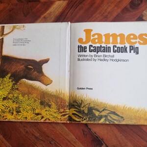 Vintage Childrens Books - Australian Golden Book - James the Captain ...