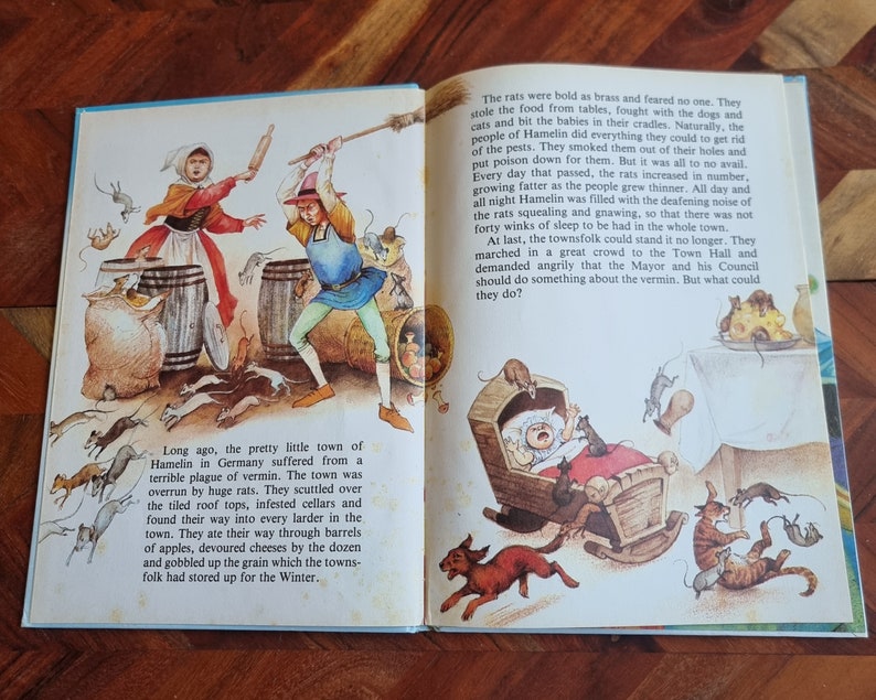 Vintage 'the Pied Piper of Hamlin' Children's Book – Illustrated by ...