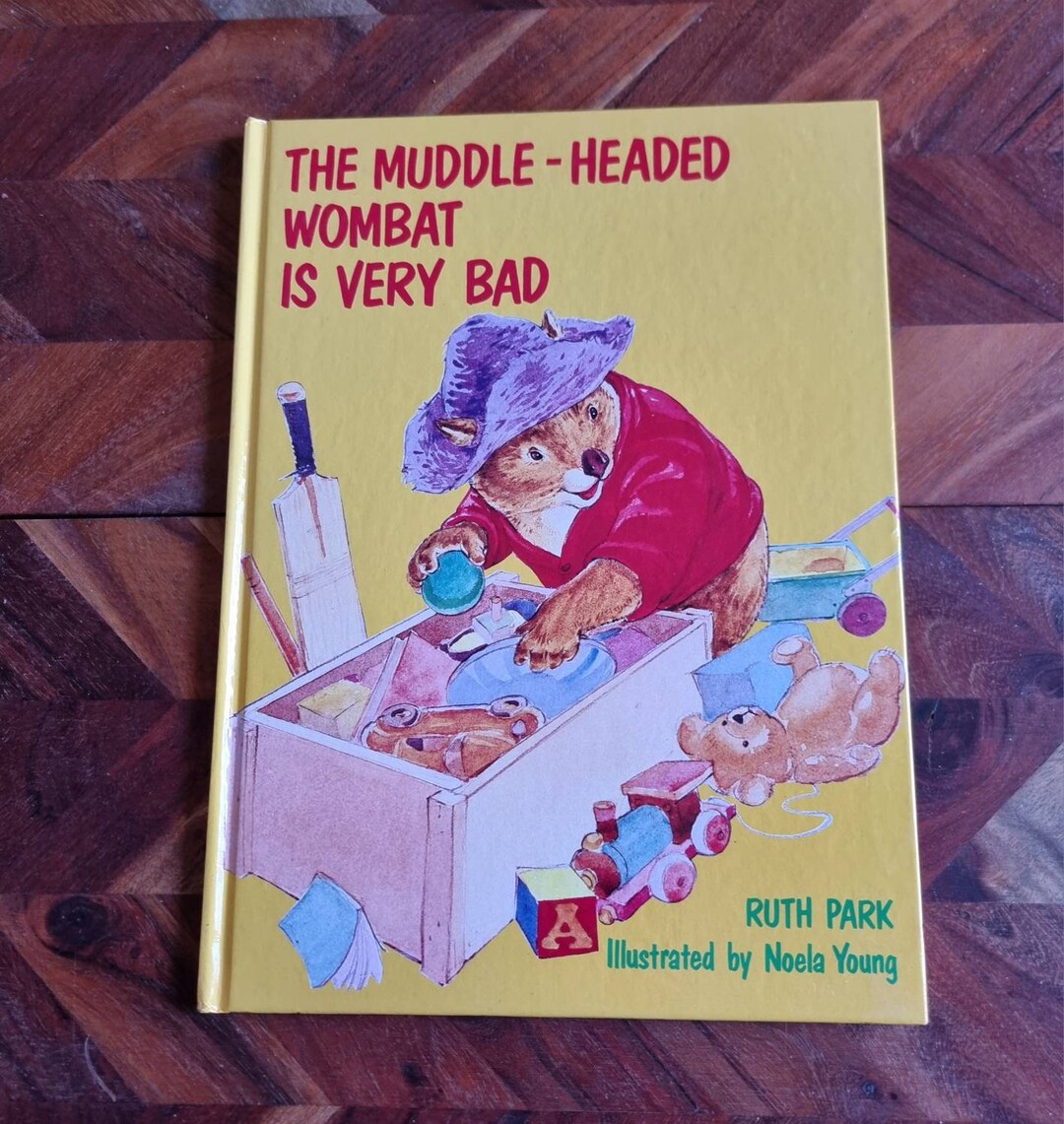 Vintage Childrens Books - the Muddle-headed Wombat is Very Bad - Ruth ...