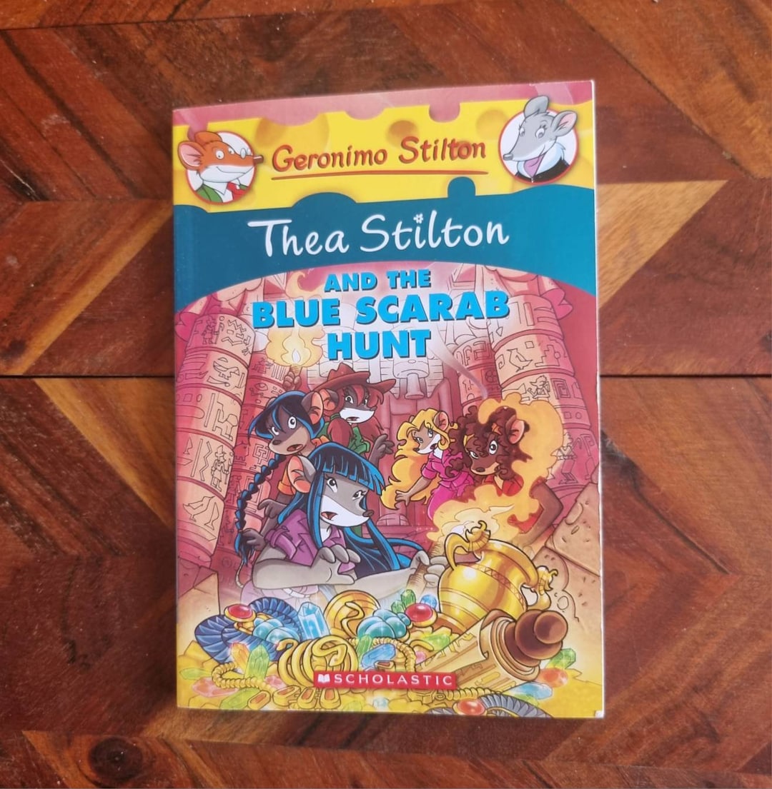 Childrens Books - Geronimo Stilton - Thea Stilton and the Blue Scarab ...