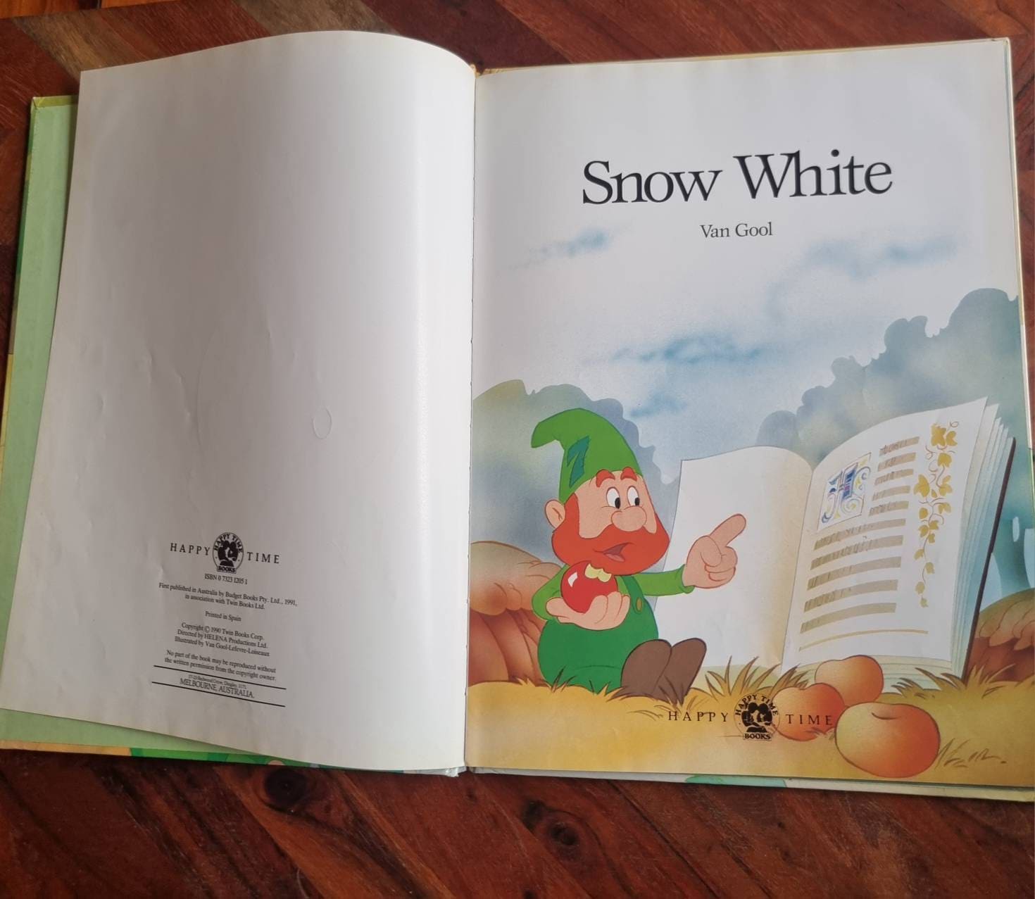 Vintage Children's Book Van Gool's Snow White 1990 Hardcover Edition - Etsy