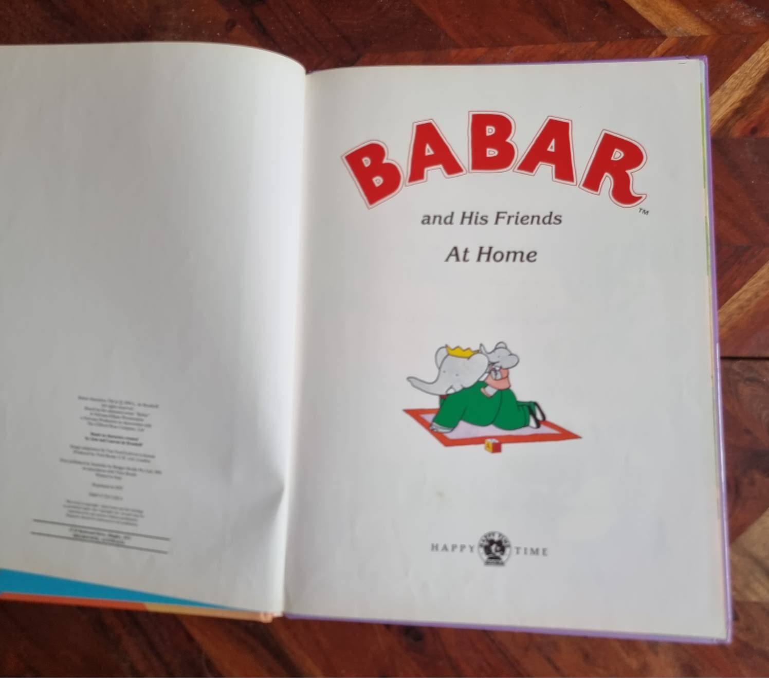 Vintage Children's Book Barbar and His Friends at Home 1992 Edition - Etsy