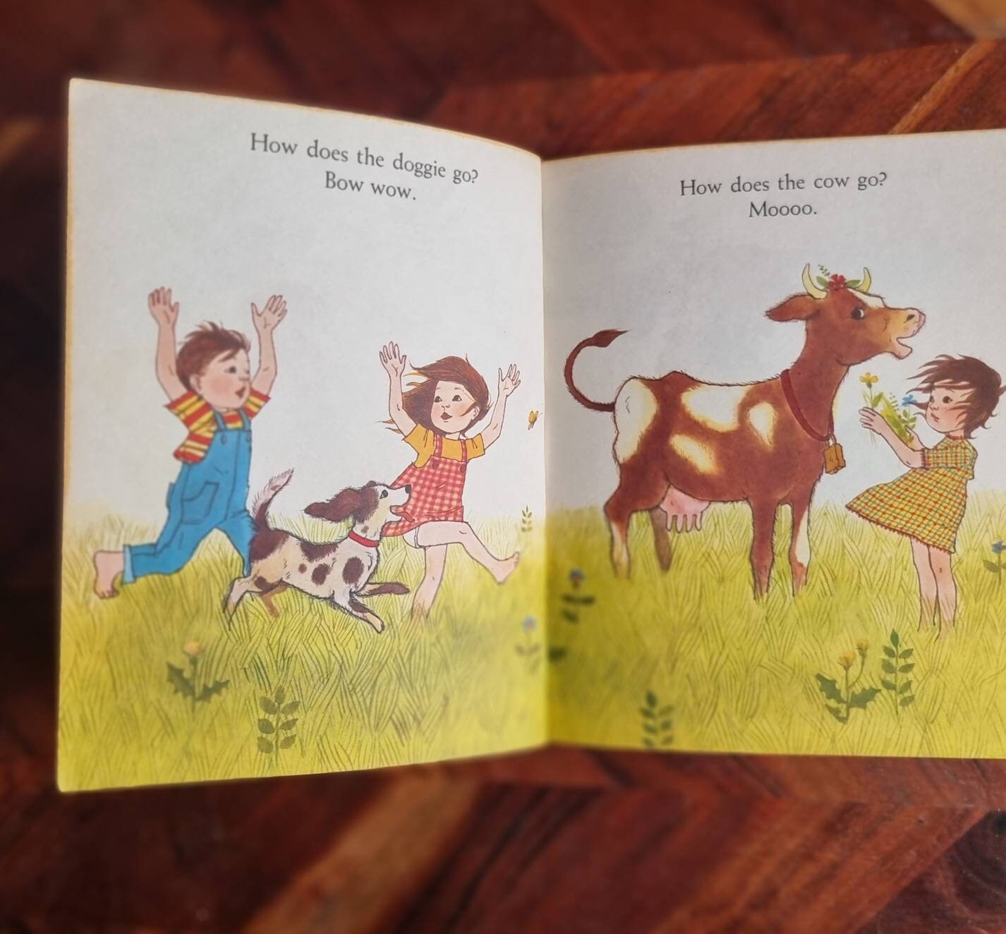 Vintage Children's Book Little Golden Book Bow Wow Meow A First Book of ...