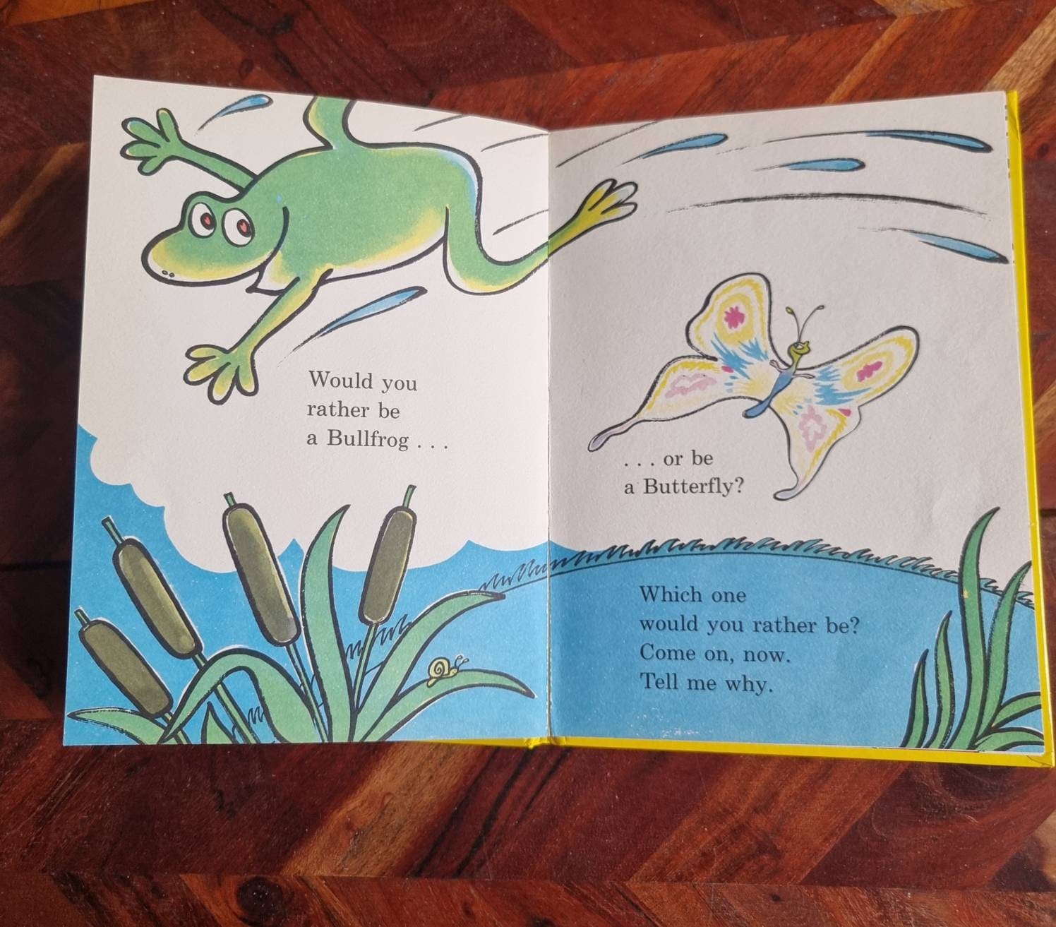 Vintage Children's Book Would You Rather Be A Bullfrog by Theo. Lesieg ...
