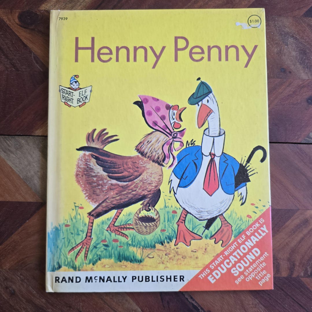 Vintage Children's Book - Henny Penny - Retold by Wallace C Wadsworth ...