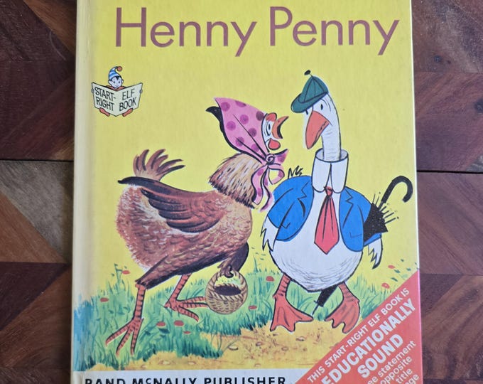 Vintage Children's Book - Henny Penny - Retold by Wallace C Wadsworth ...