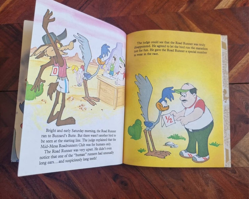 Vintage Children's Book - Little Golden Book - the Road Runner - Mid ...