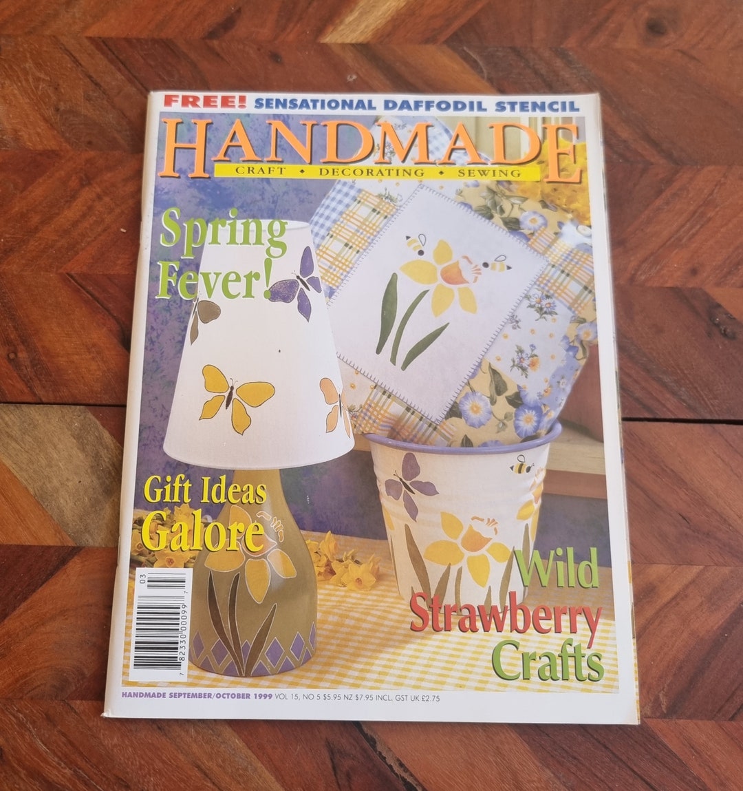 Handmade Magazine - Craft - Decorating - Sewing - Volume 15 No 5 - Etsy