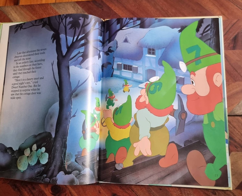 Vintage Children's Book Van Gool's Snow White 1990 Hardcover Edition - Etsy