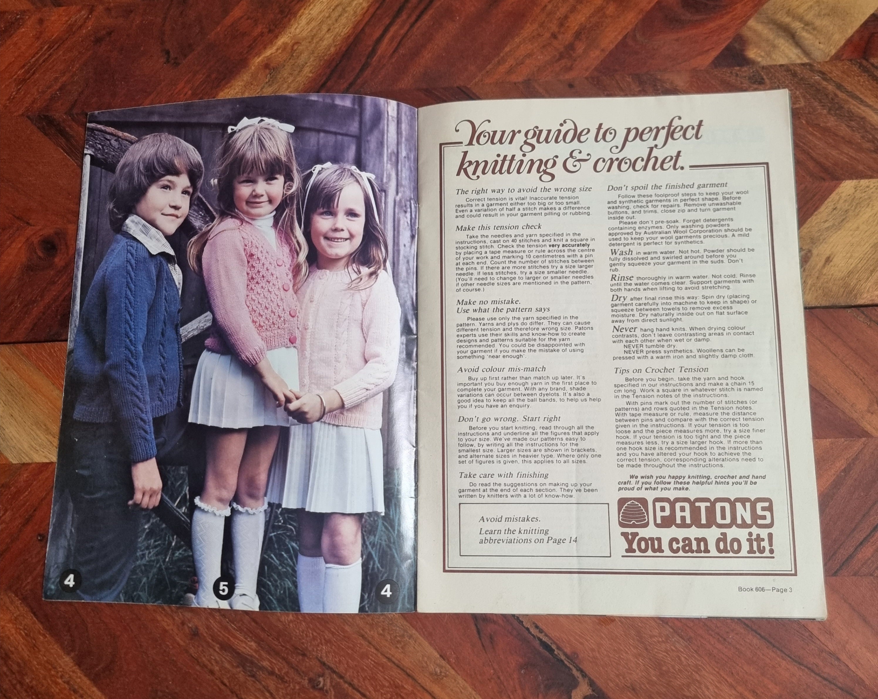 Vintage Patons Family Knitting Book No. 606 - Etsy